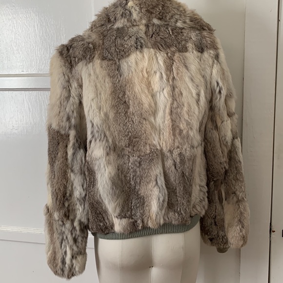 Vintage | Jackets & Coats | Vintage 7s Rabbit Fur Bomber Jacket By Dino ...